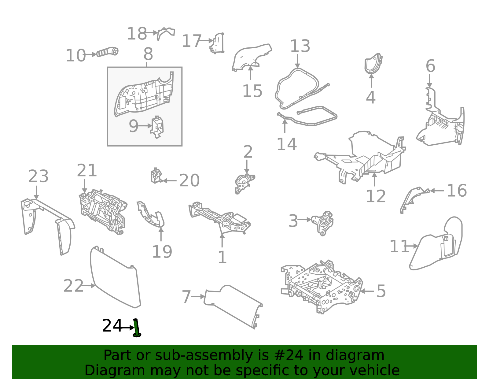 2021-2025 Toyota Sienna Headrest Guide 71930-0R070-B0 | MotorMotor