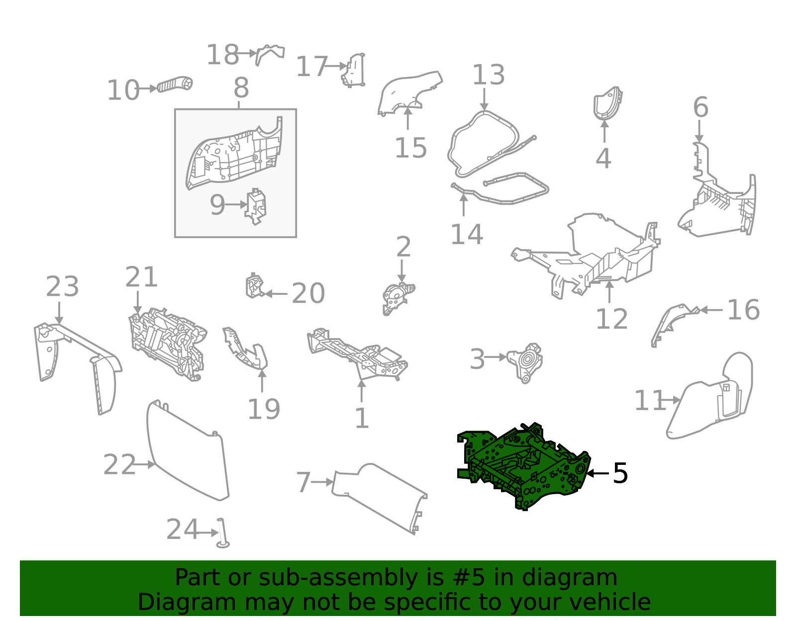 2021 Toyota Sienna Seat Base 79101-08050 | Toyota Parts Center