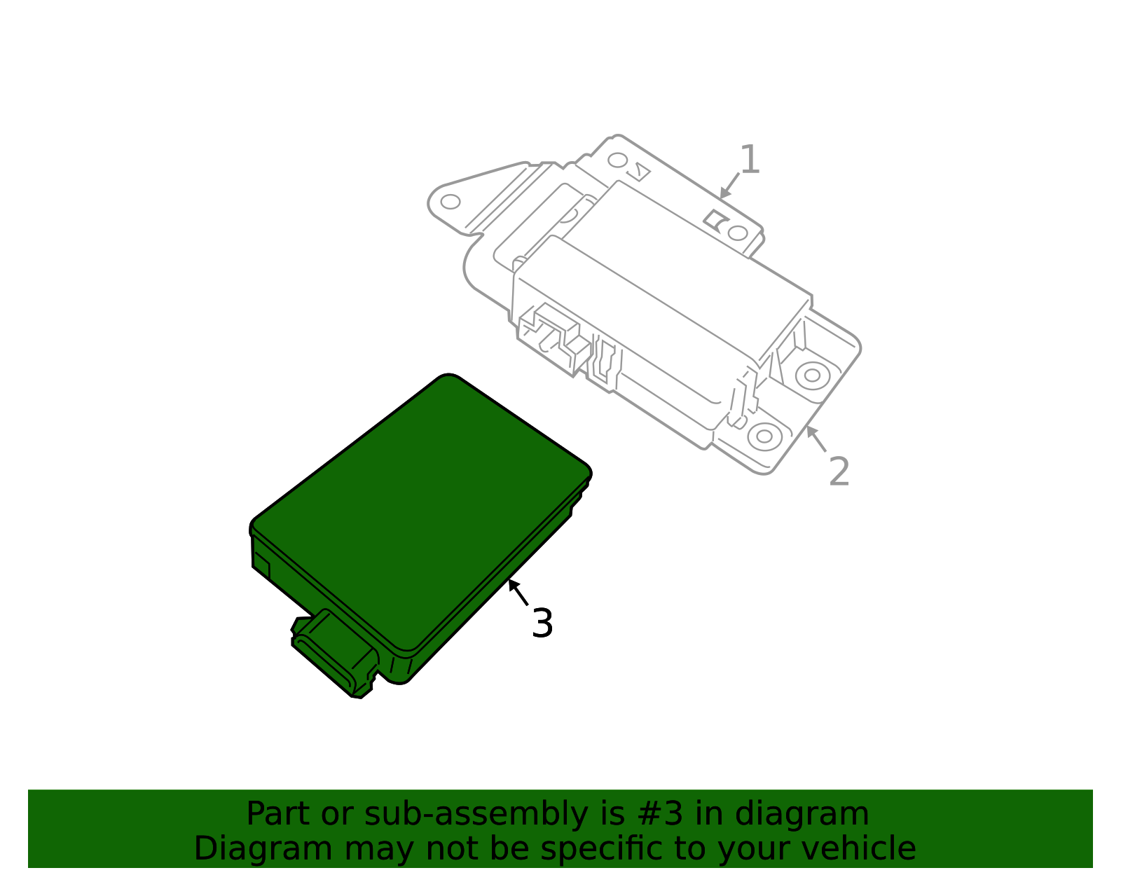 2013-2016 Mopar Blind Spot Radar 68252465AB | Mopar Parts Canada