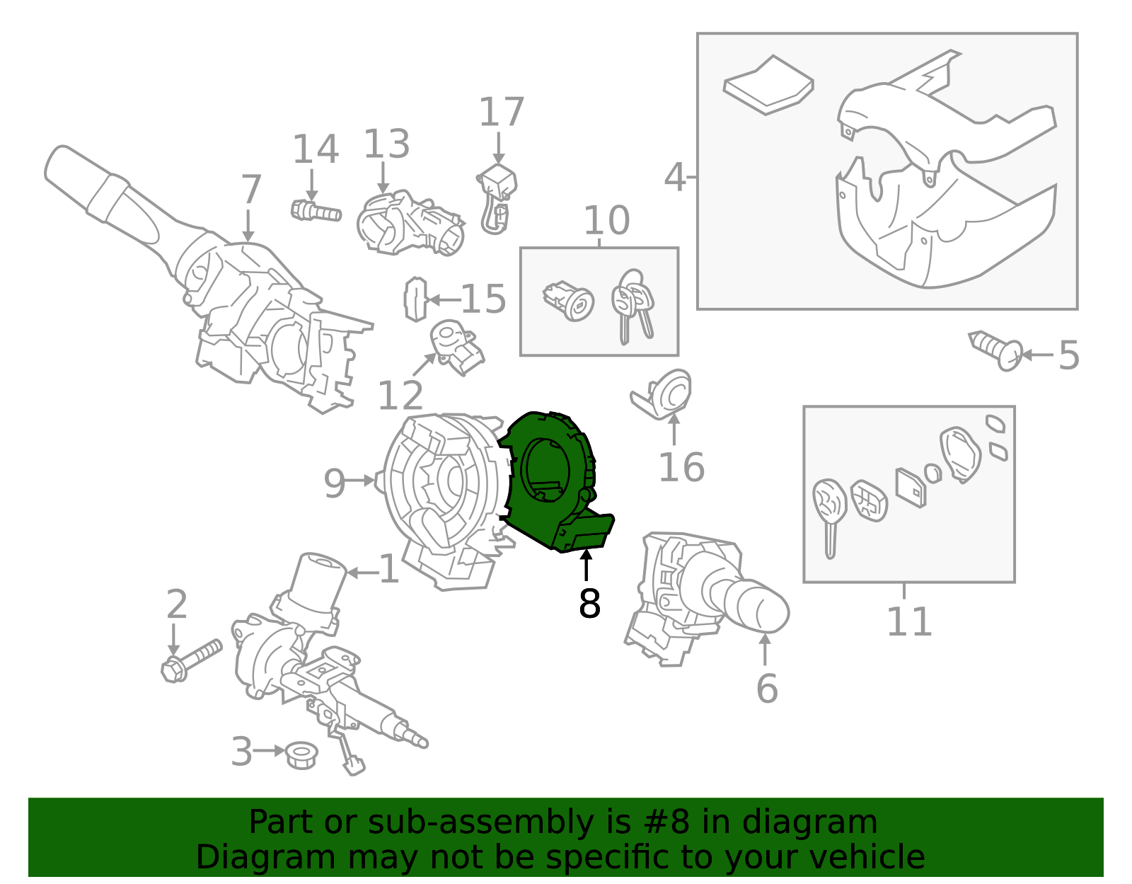 Genuine Official Toyota Angle Sensor part# SU003-07980 for 2013-2020 ...