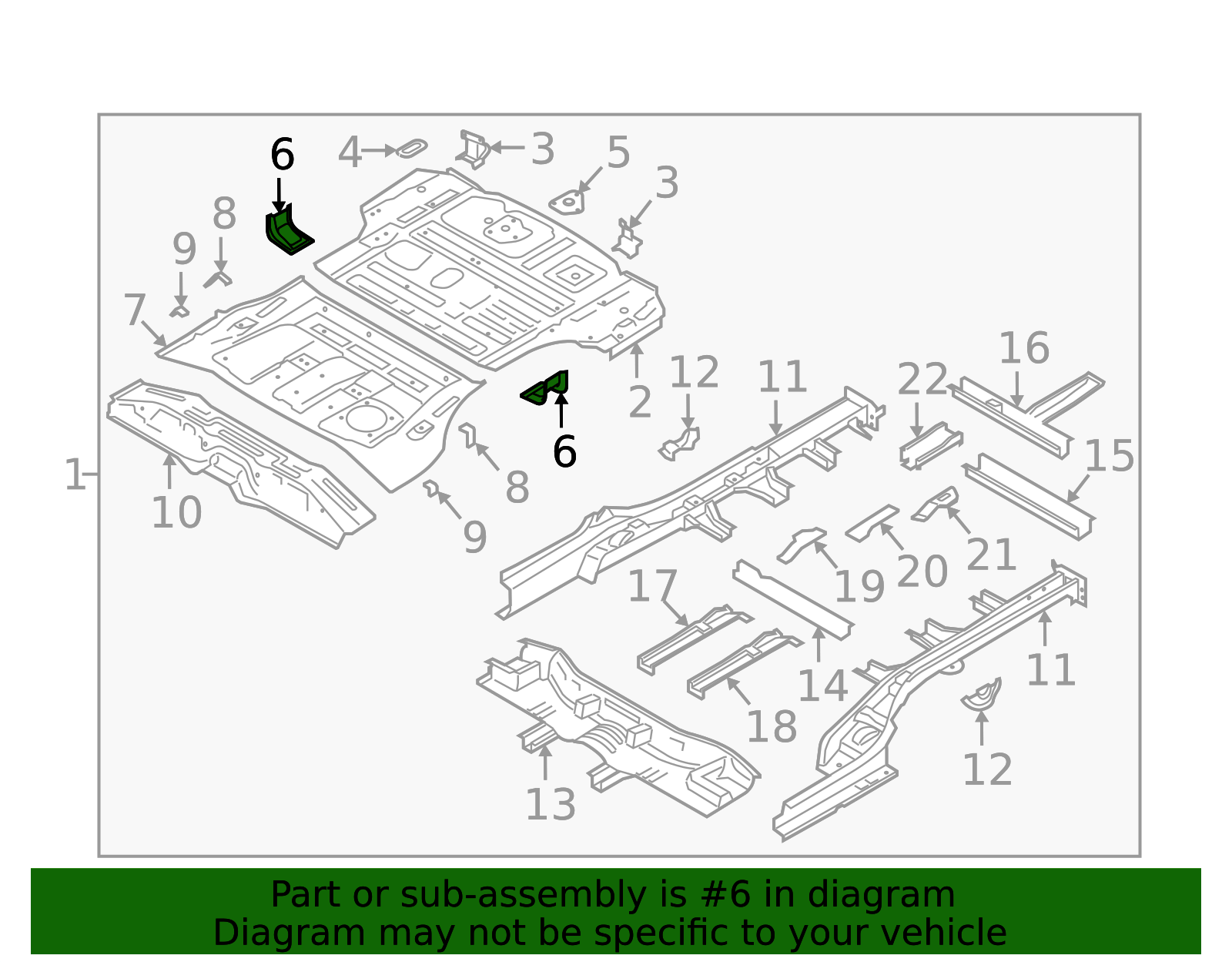 2020-2025 Hyundai Palisade Side Reinforced 65548-S9000 | MotorMotor