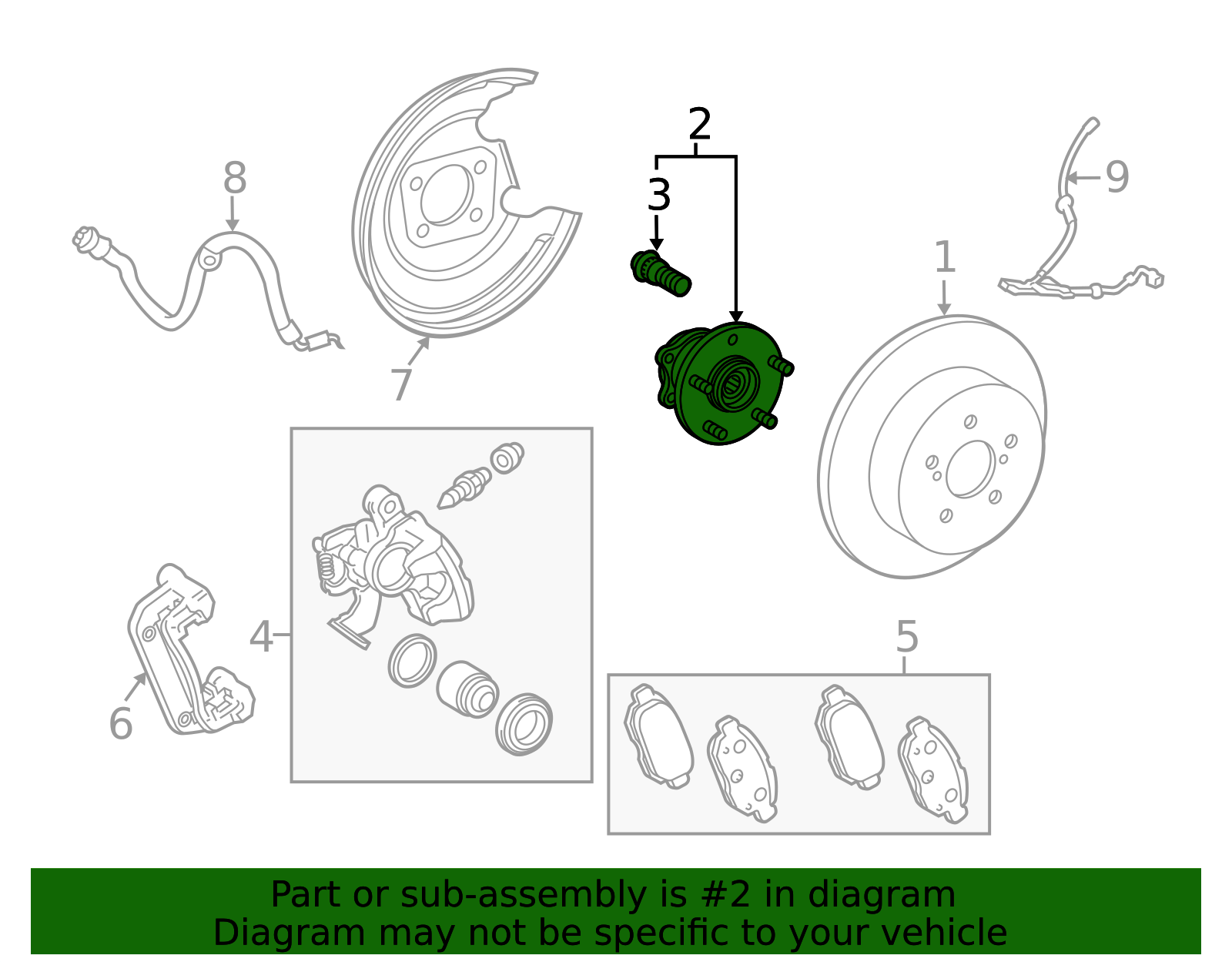 42410-47030 - Hub Assembly 2019-2025 Toyota | Ed Martin Toyota Parts