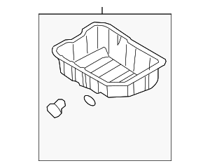 Hyundai - 21510-2G500 - Oil Pan - 2006-2021 Hyundai | OEM Hyundai Parts ...