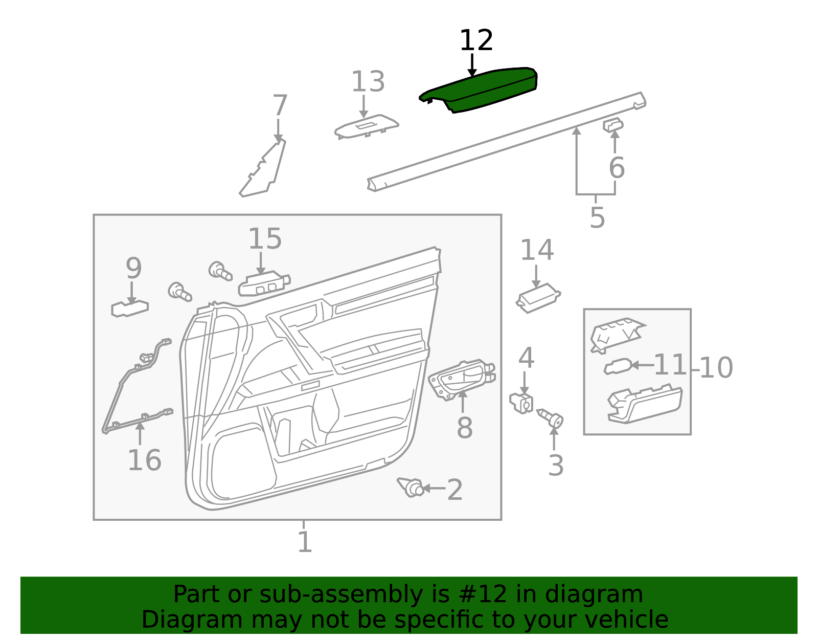 Door Armrest 74210-60280-E0 - Factory Fit & Comfort | AutoNation Parts