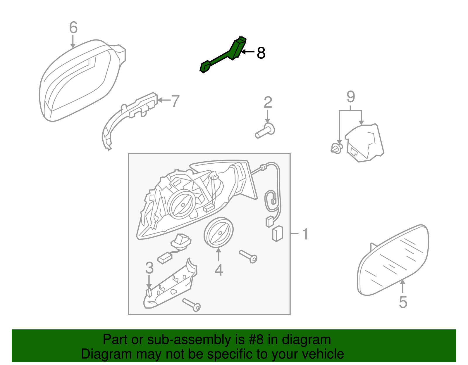 8F1-949-146 - Display Unit 2009-2017 Audi | Audi OEM Parts Guy