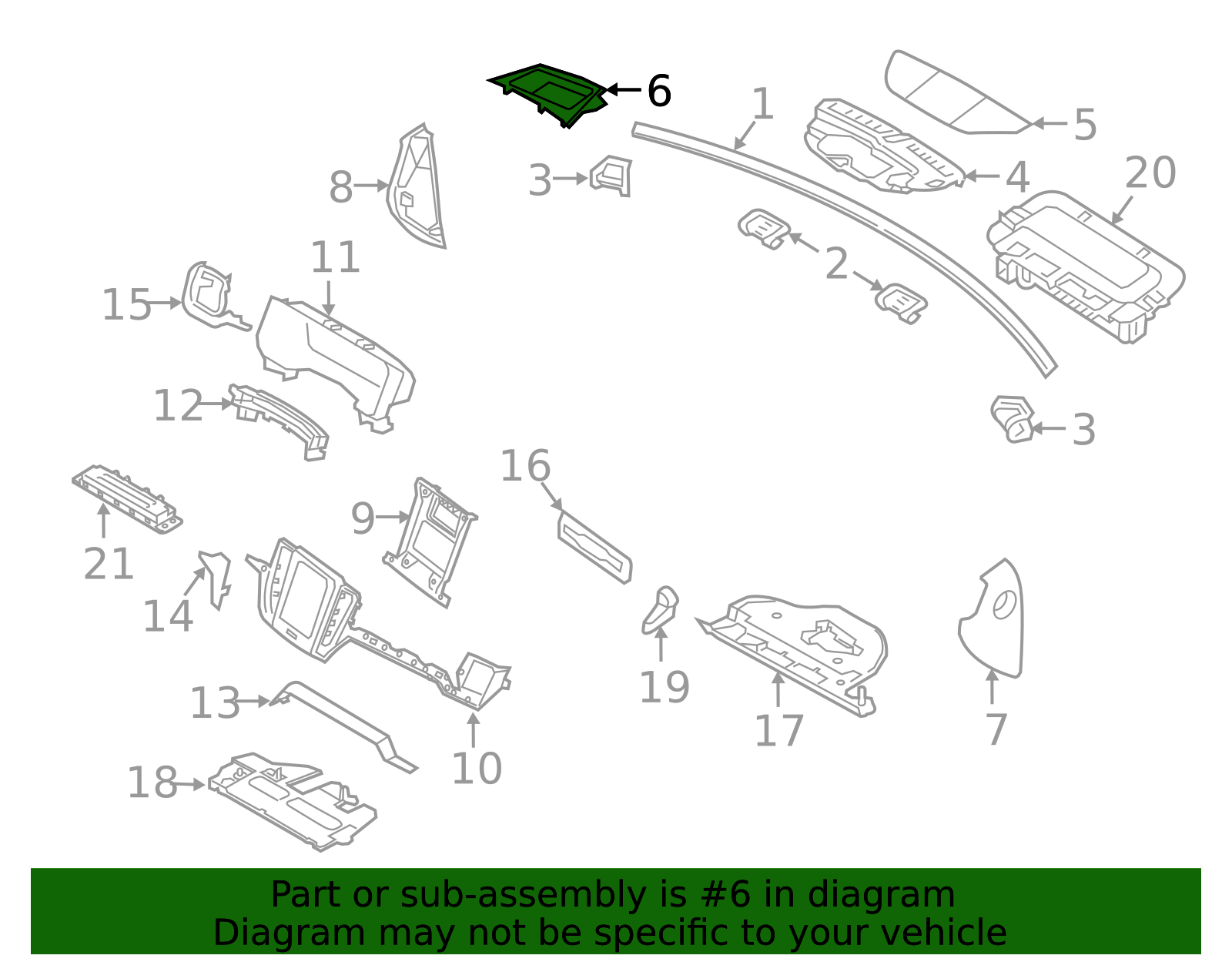 31467502 - Bezel - 2019-2021 Volvo | Volvo OEM Parts Direct