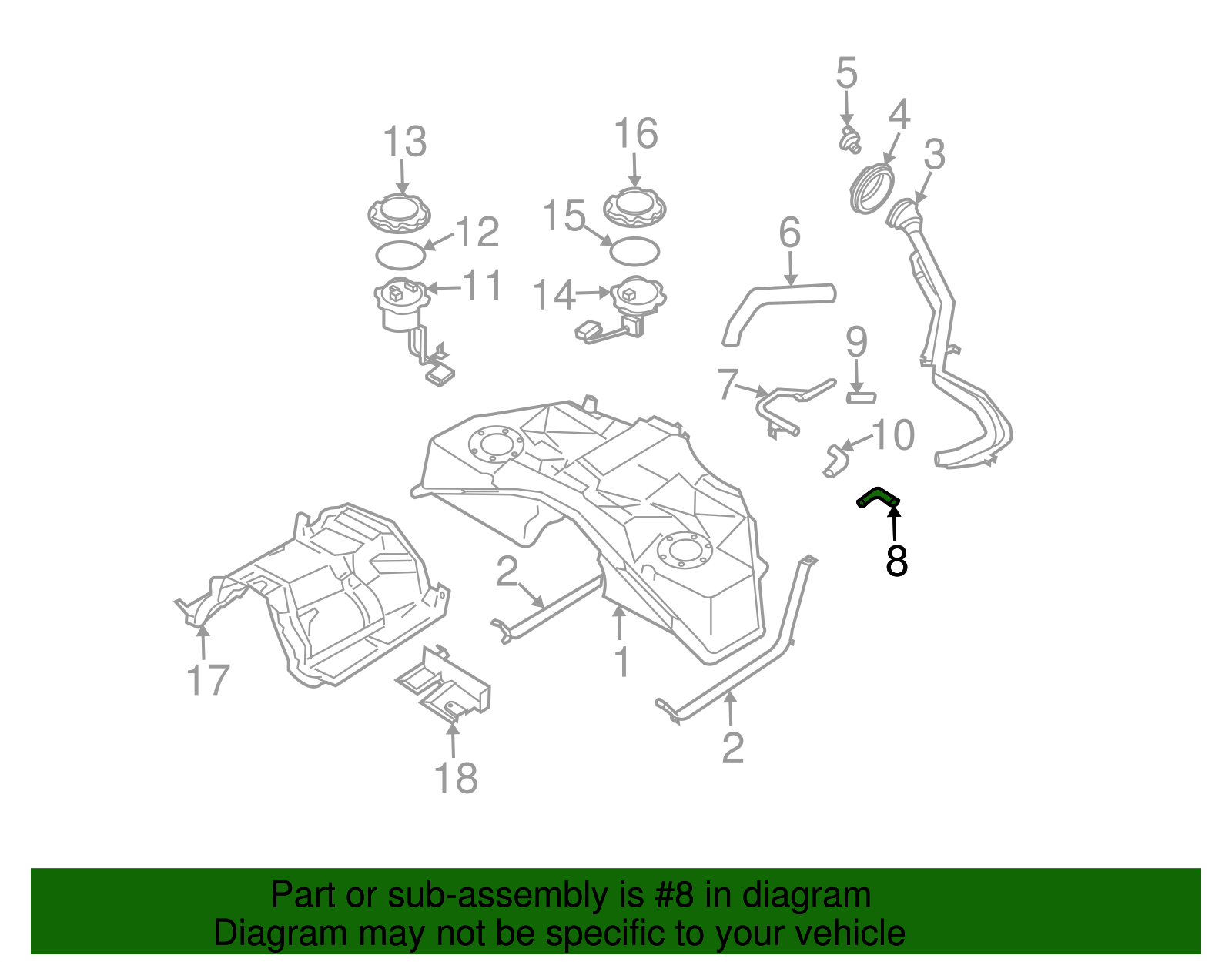2003-2009 Nissan 350Z Vent Hose 17226-AC305 | My Nissan Part