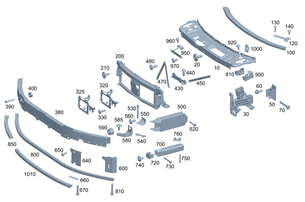 254-620-71-00 - Bracing 2016-2026 Mercedes-Benz | Mercedes-Benz USA Parts