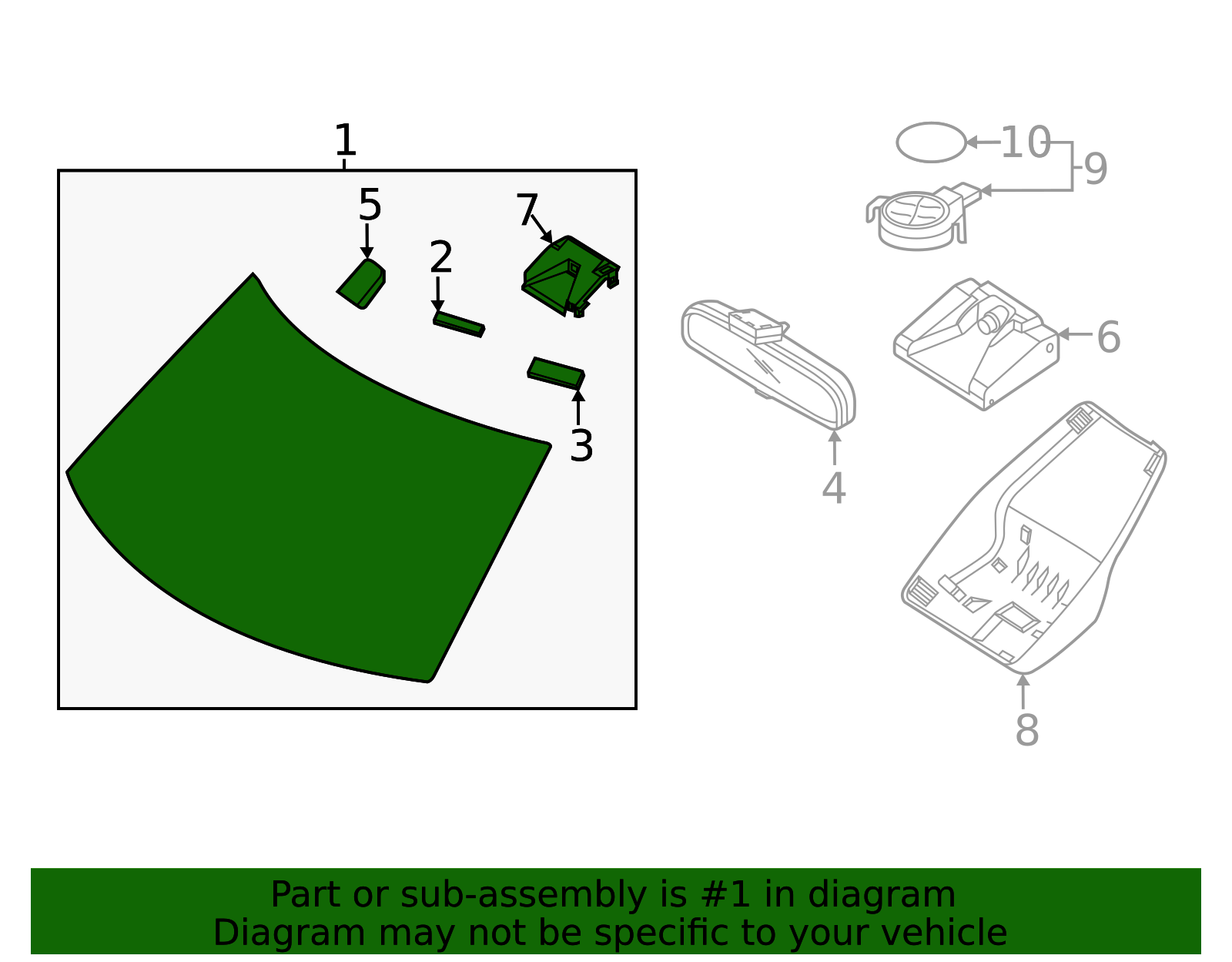 86110-K0380 - Windshield 2020-2022 Kia Soul | Kia.Parts Store