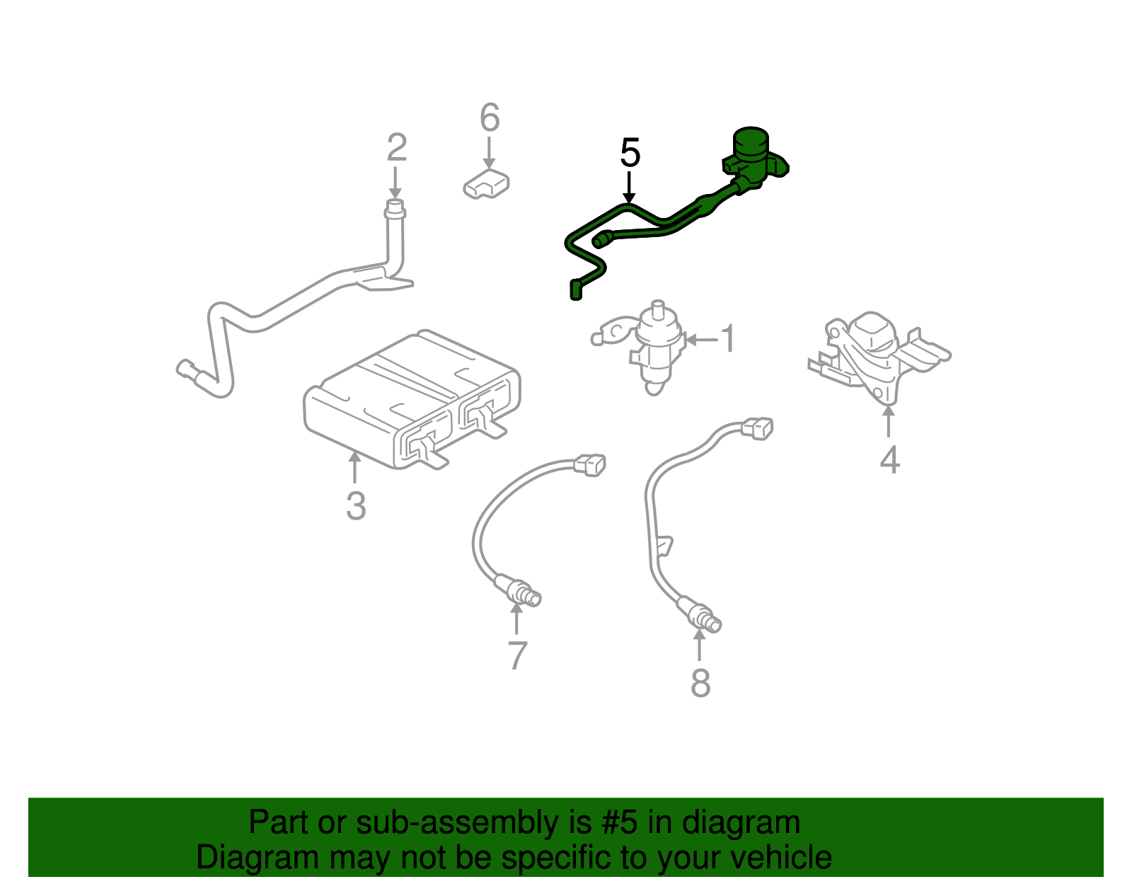 1C2Z-9F945-AA - Solenoid Assembly - 2003-2008 Ford | Lasco Auto Parts