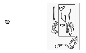 72110-S10-A01 - Lock Assembly 1997-2001 Honda CR-V | Honda Parts Online
