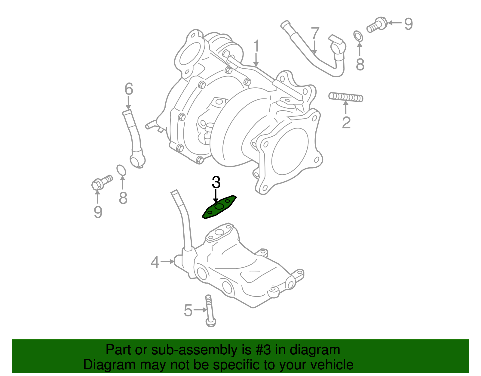 2014-2021 Subaru Exhaust Manifold Gasket 44616AA220 | Subaru Parts Store
