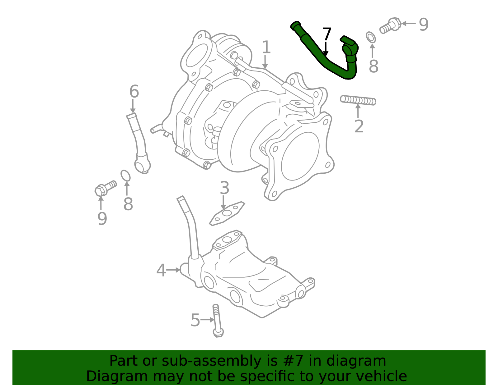 2014-2021 Subaru Oil Inlet Line 14430AA274 | OEM Parts Online