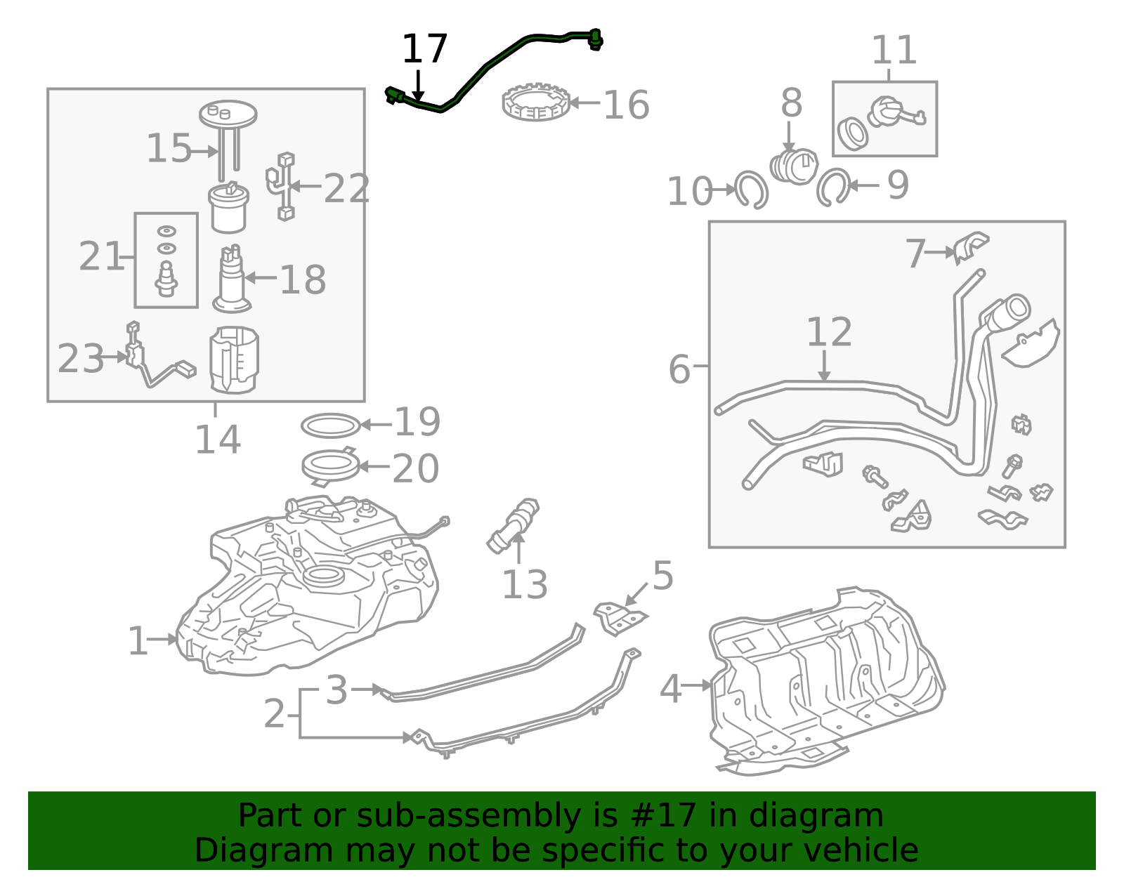 77209-0E040 - High-Quality Fuel Line for 2010-2015 Lexus RX350 ...