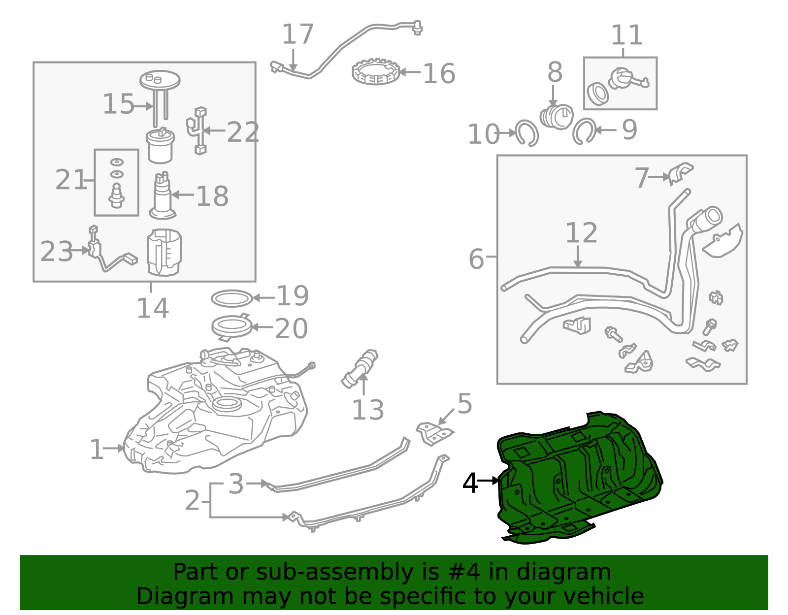 77606-48110 - High-Quality Tank Shield for 2010-2015 Lexus RX350 ...