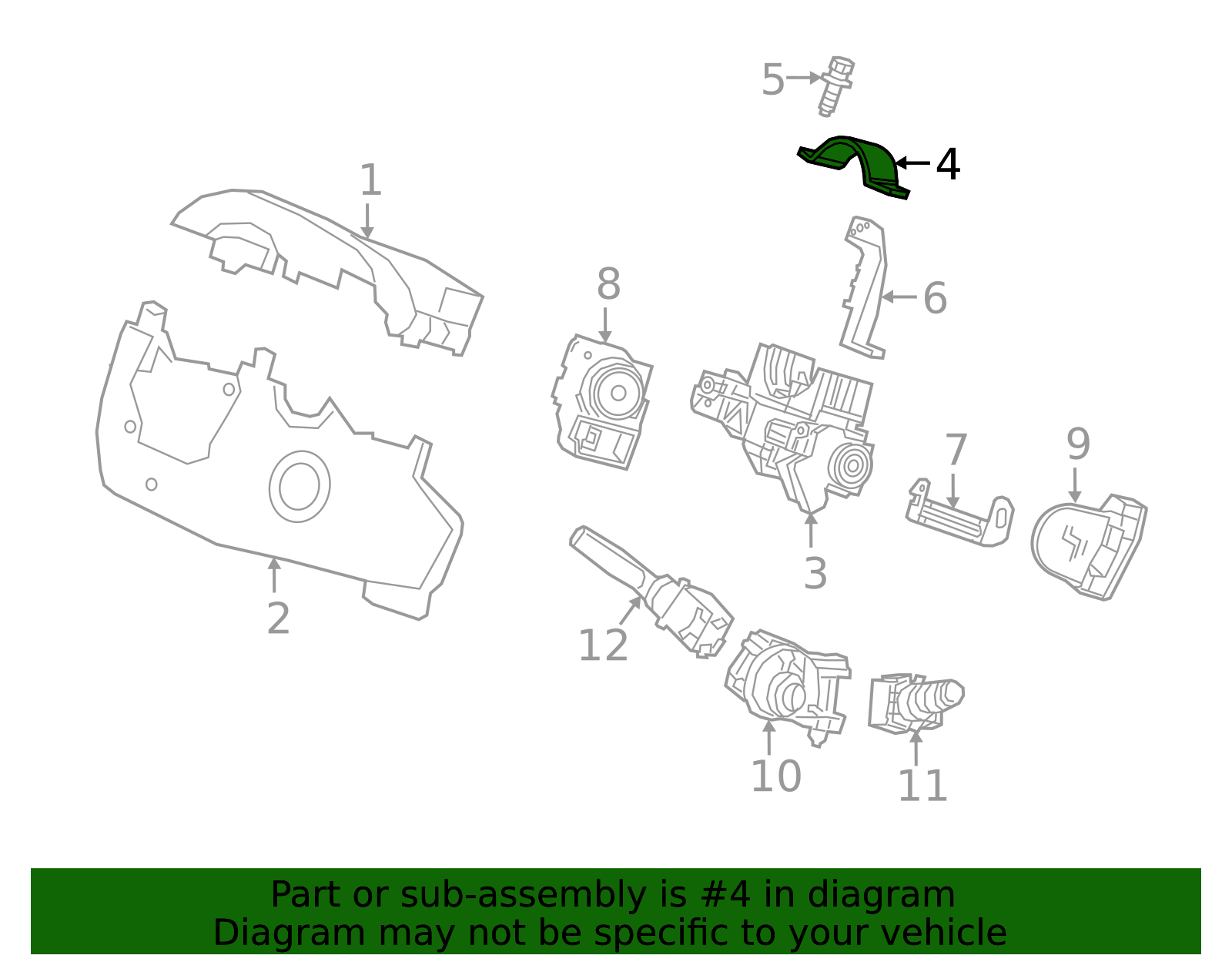35108-T5A-J01 - High-Quality Steering Column Lock Clamp for 2015-2022 ...