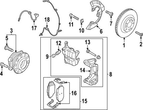 Front Brakes for 2025 Kia Sportage | Kia Automotive Parts