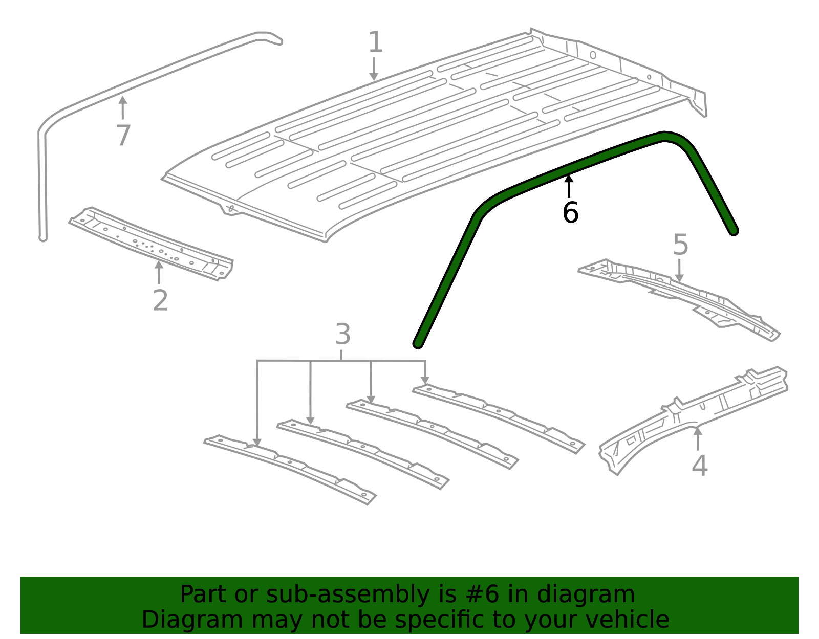 2007-2017 Ford | Weatherstrip | EL1Z-7851223-A | Walls' Ford Parts