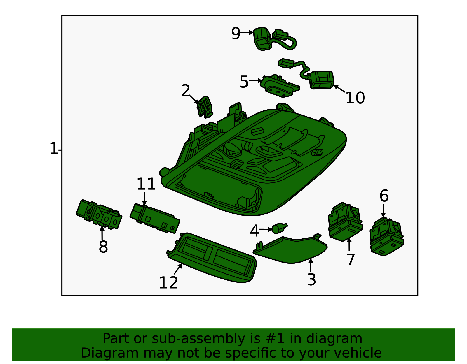 2021-2023 Chevrolet Trailblazer Overhead Console 42805163 | Capital ...