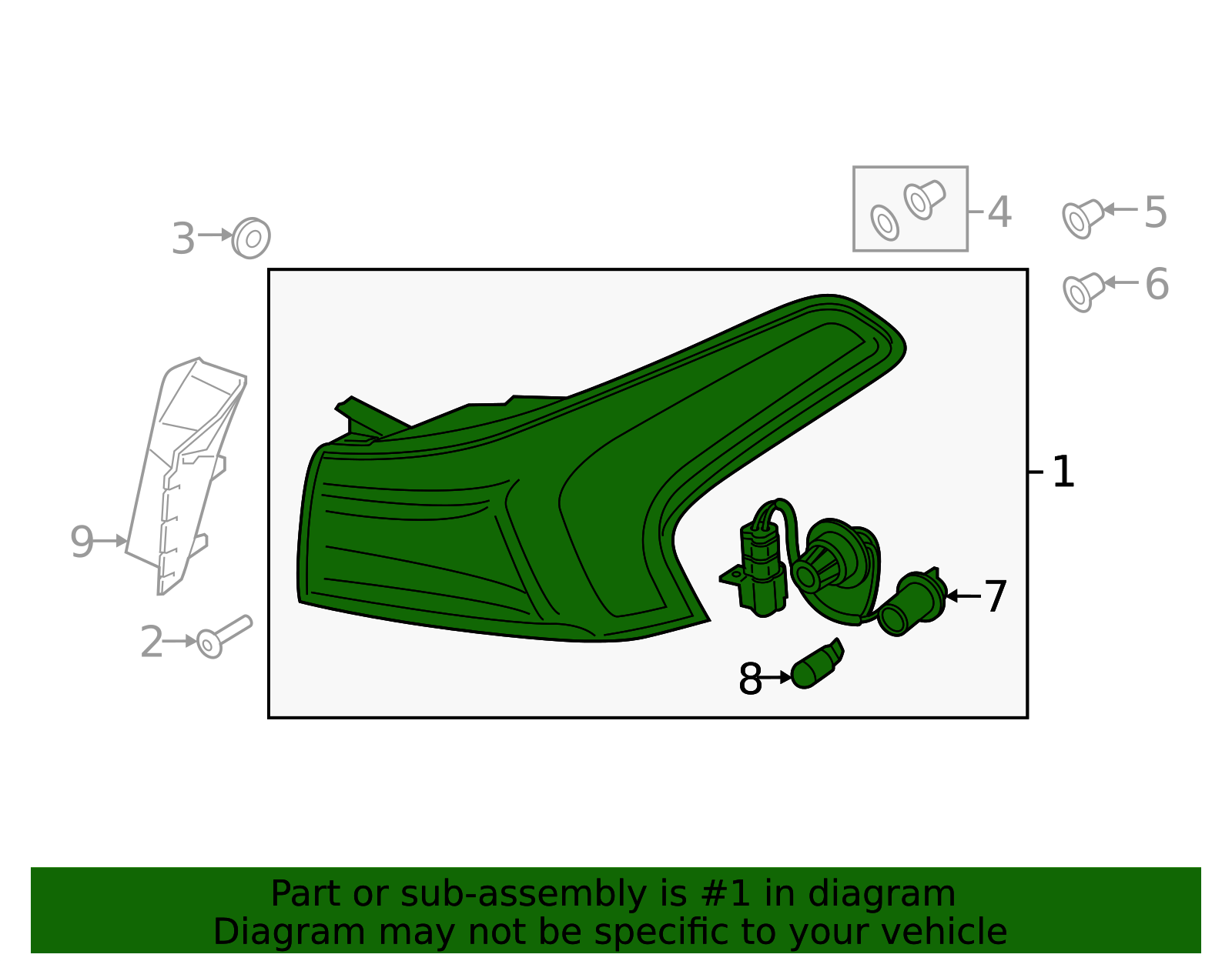 92401-CL100 - Hyundai Tail Lamp Assembly 2021-2023 Hyundai Santa Fe ...
