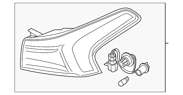 92401-CL100 - Hyundai Tail Lamp Assembly 2021-2023 Hyundai Santa Fe ...