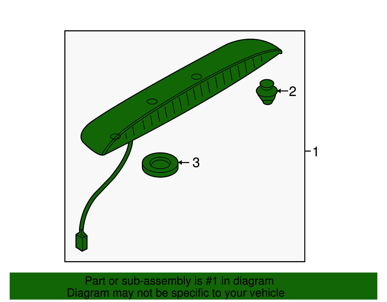 2018-2025 Mazda MX-5 Miata High Mount Lamp N243-51-580B-64 ...