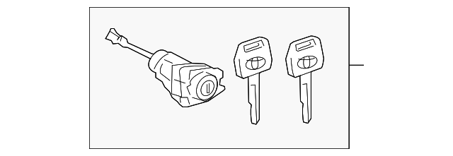 2010-2013 Toyota Highlander Door Lock Cylinder 69052-0E020 | Toyota ...