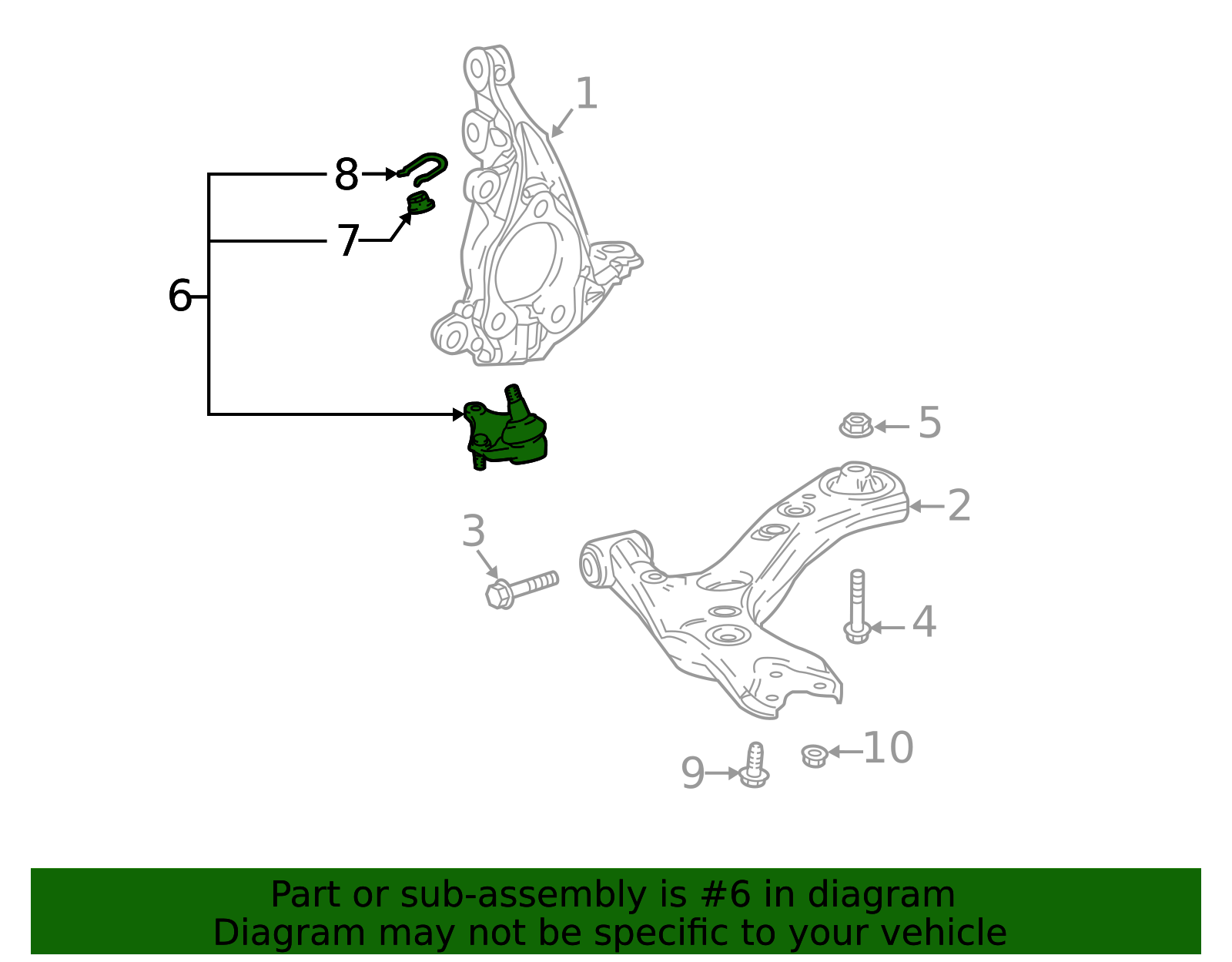 Lower Ball Joint 43330-09631 | Toyota Parts Center