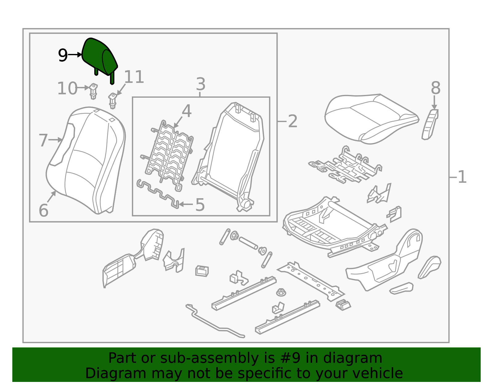 BDGF-88-140-27 - High-Quality Headrest for 2019-2021 Mazda 3 ...