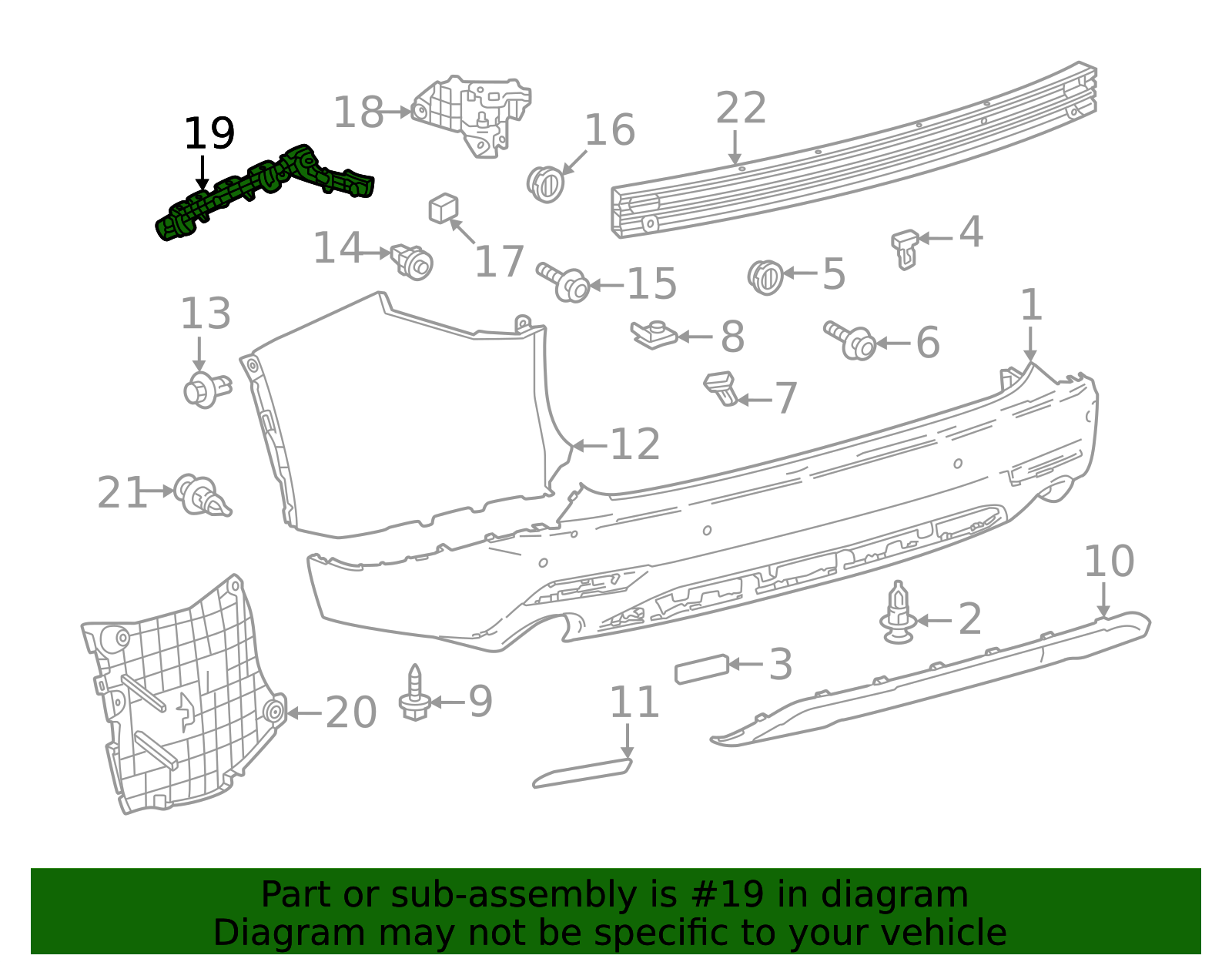 2024-2025 Toyota Grand Highlander Side Support 52156-0E160 | MotorMotor