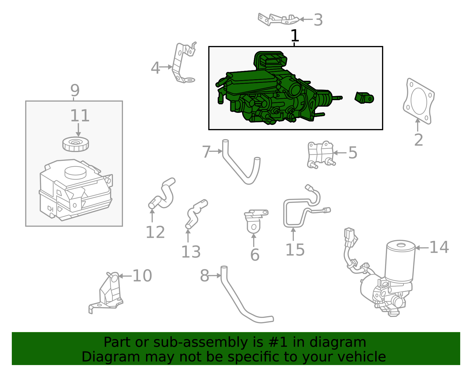 2024 Toyota Highlander Master Cylinder 47055-0E020 | Toyota Parts Center