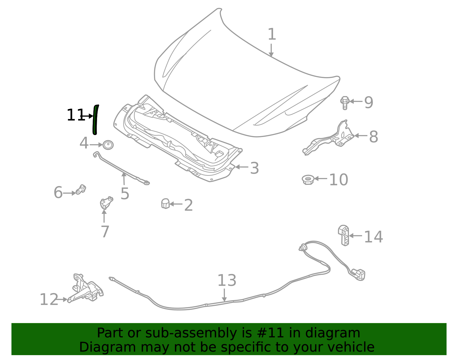 2020-2025 Nissan Sentra Side Seal 65810-6LB0B | Nissan Parts ...