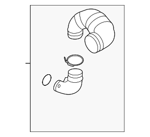 5Q0-129-654-AF - Intake Pipe 2015-2025 Volkswagen | Wolfsburg Parts Direct