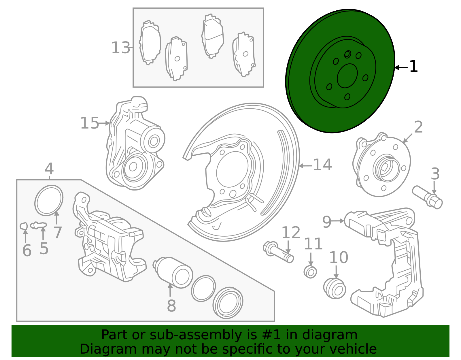 2023-2025 Toyota Rotor 42431-F6010 | MotorMotor