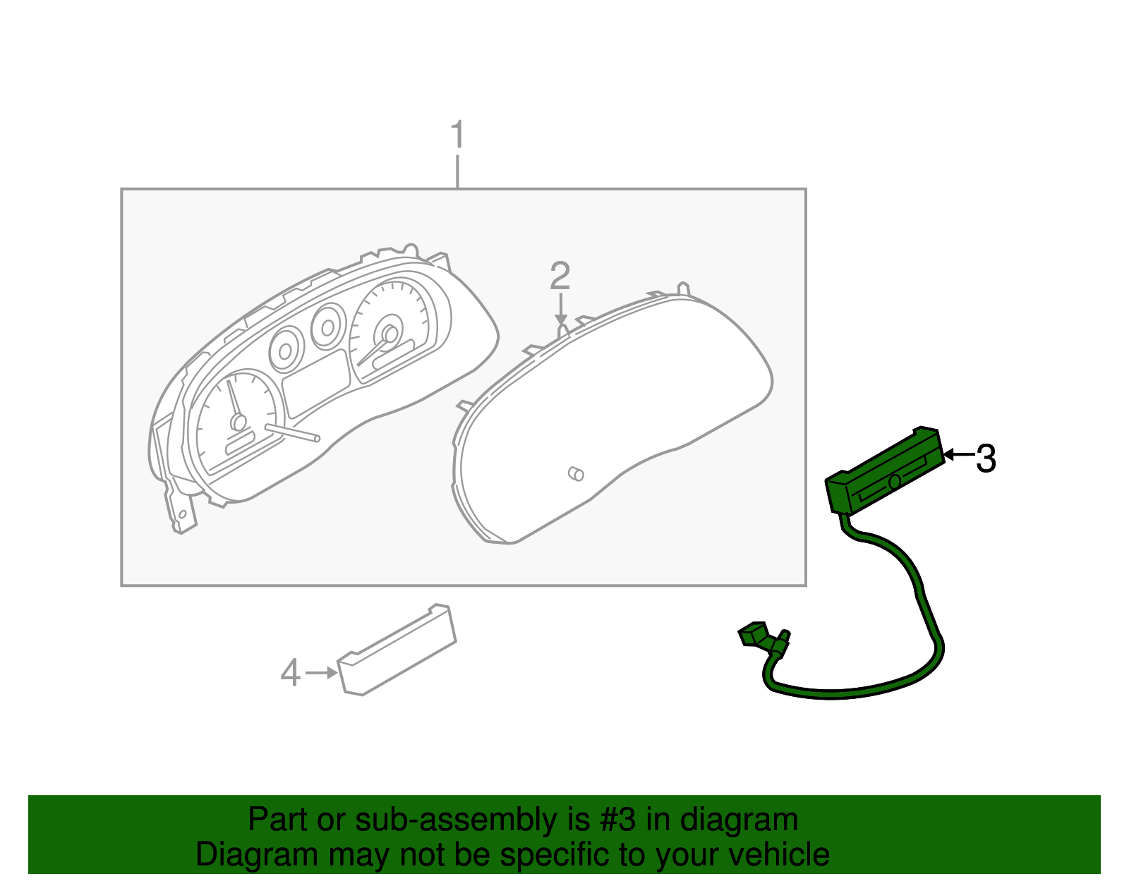 2004-2011 Ford Ranger Shift Indicator nl5z7a110a | TascaParts.com