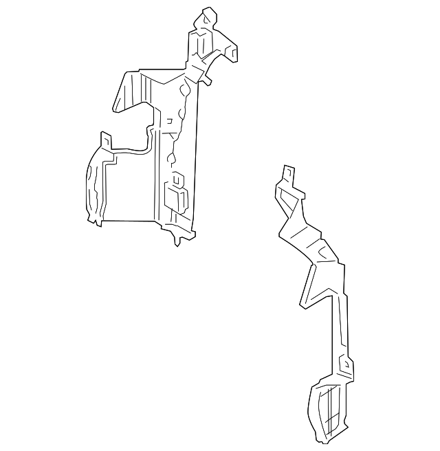 2009-2014 Nissan Cube Air Guide 62822-1FC0A | My Nissan Part