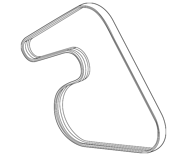2013-2021 GM V-Ribbed Serpentine Belt 55595700 | Capital Chevy Parts