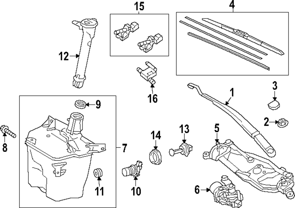 85315-02520 - Washer Reservoir - 2014-2019 Toyota Corolla | Nucar ...