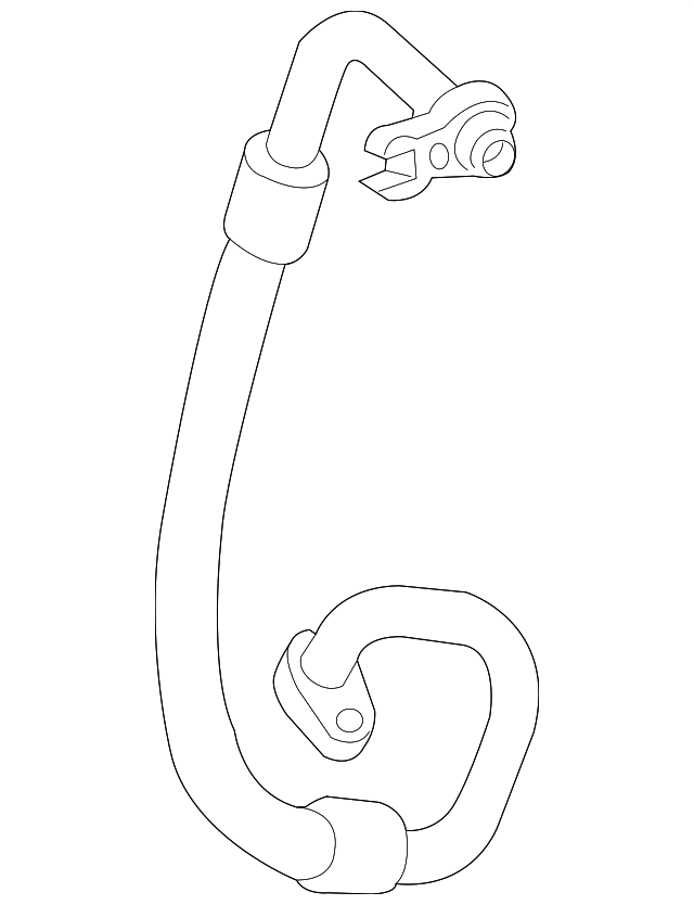 205-830-23-03 - Suction Line 2016-2018 Mercedes-Benz C 350e | Mercedes ...