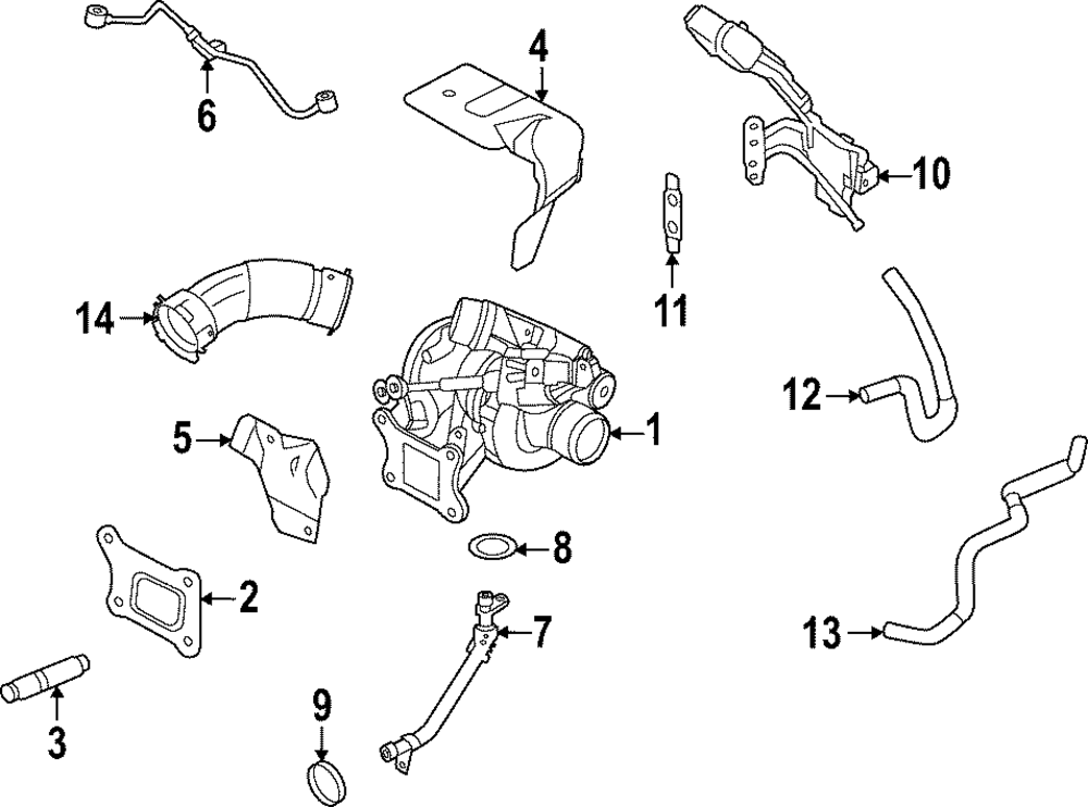 2021-2025 Nissan Rogue Oil Feed Tube 15192-6RC0A | Team Nissan Inc.
