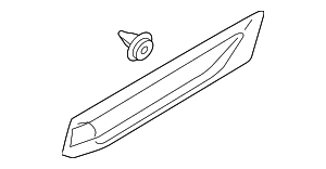 2022-2024 Mitsubishi Lower Molding 5727A556 | Mitsubishi Parts ...