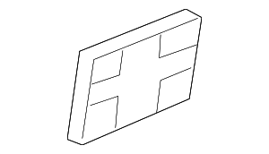 2016-2017 Honda Accord Rocker Molding Retainer Clip 91514-T2F-A11 ...