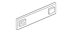 91512-T2F-A11 - 2016-2017 Honda Accord - Clip Side Sill Garnish (Rear ...