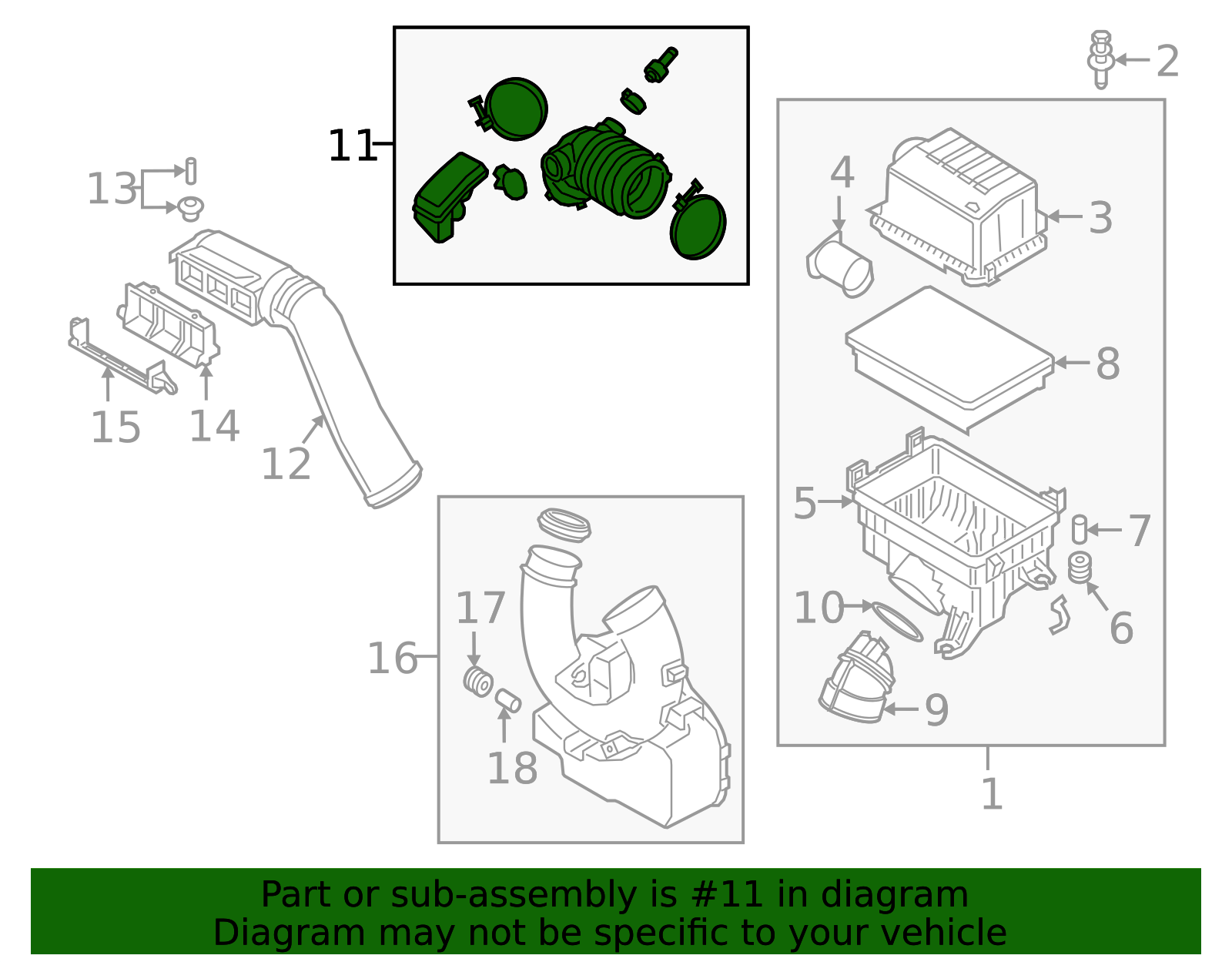 2018-2021 Hyundai Intake Hose 28140-J9200 | OEM Parts Online