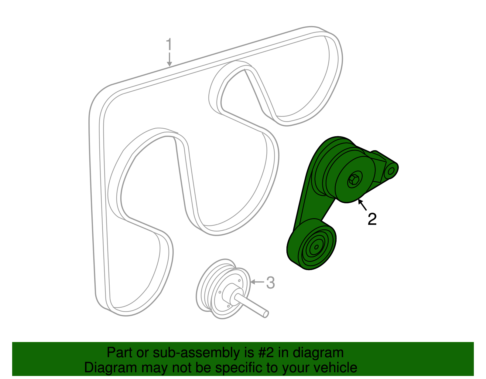 Hyundai - 25281-2E350 - Serpentine Tensioner - 2014-2021 Hyundai | OEM ...