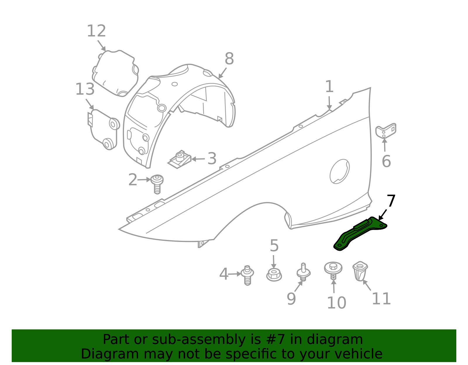41-21-7-064-692 - High-Quality Lower Bracket for 2003-2008 BMW Z4 ...