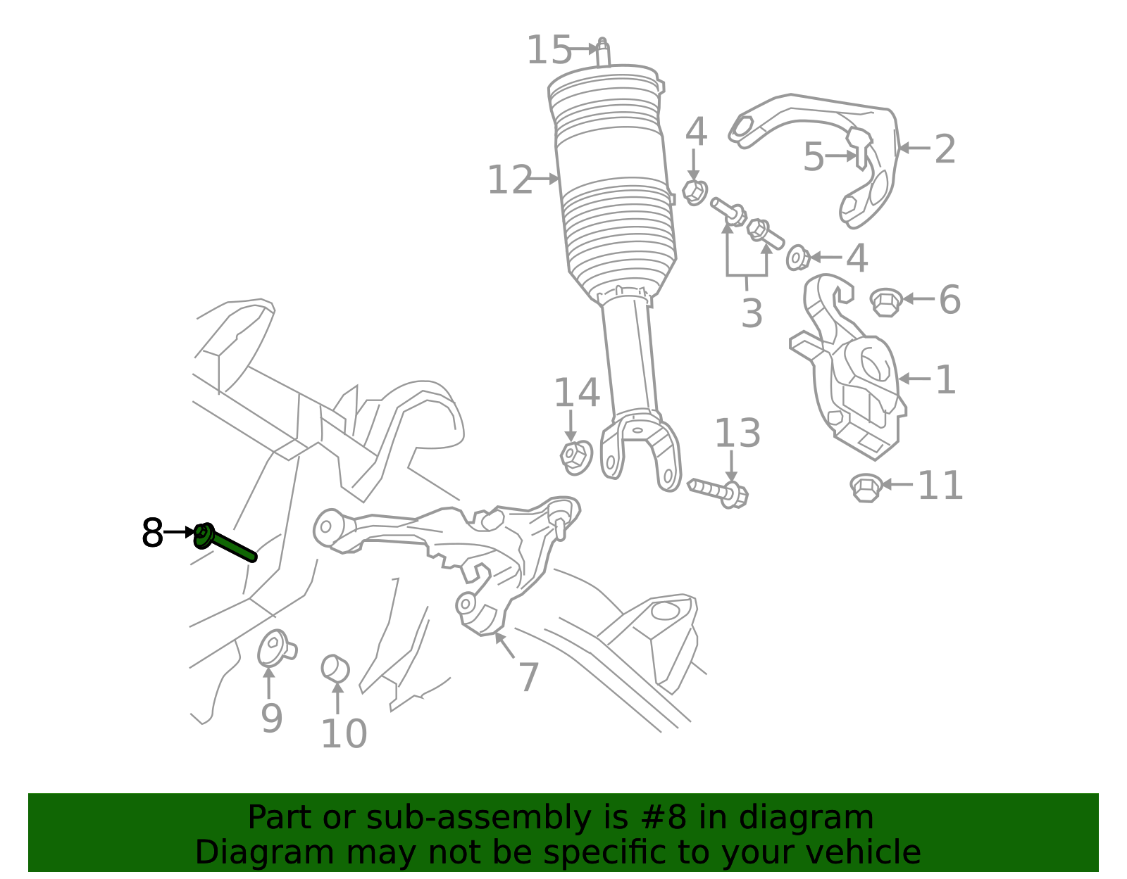 Lower Control Arm Bolt 06512912AA | Mopar Parts Canada