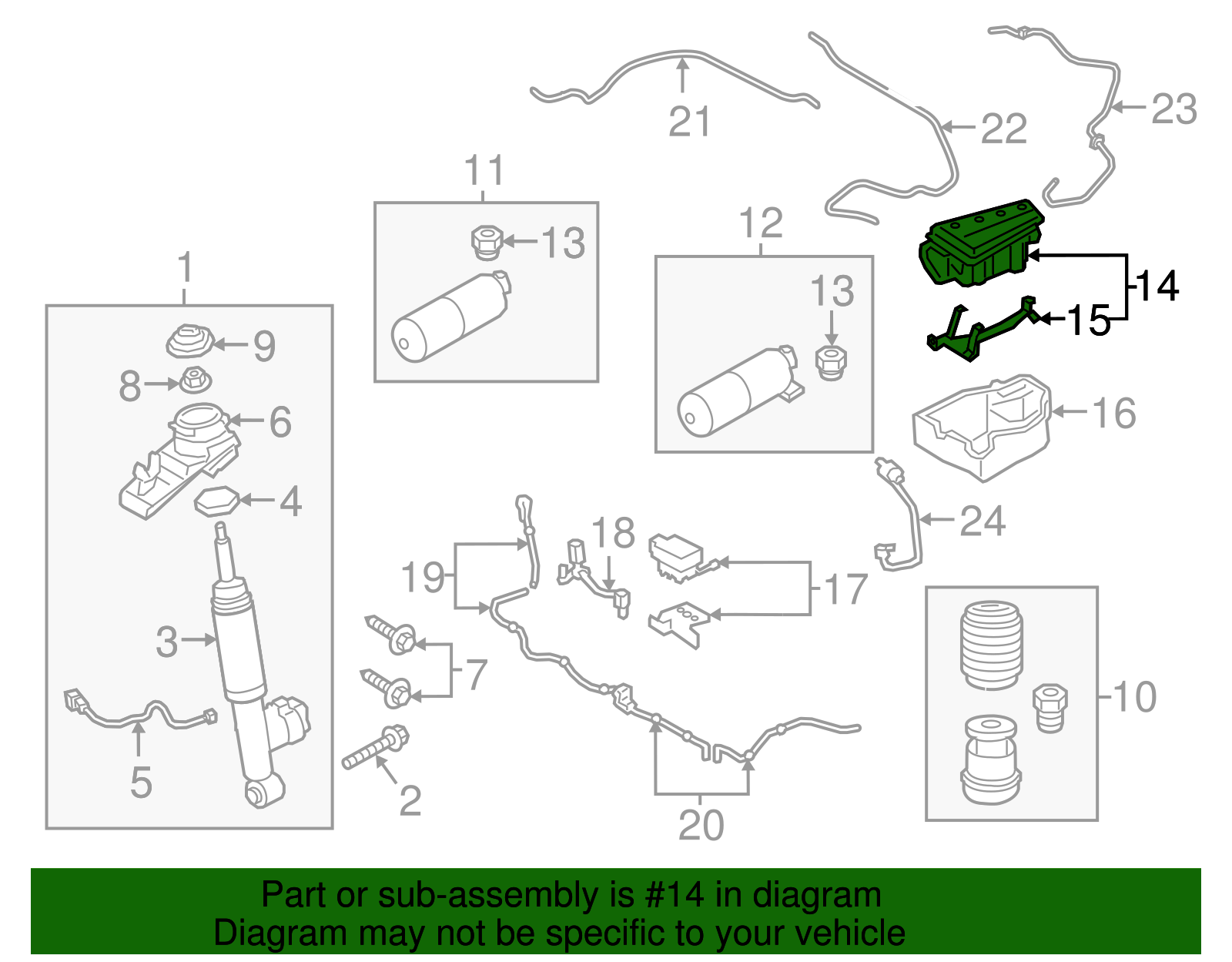 32315091 - Air Suspension Compressor - 2016-2020 Volvo | Volvo OEM ...