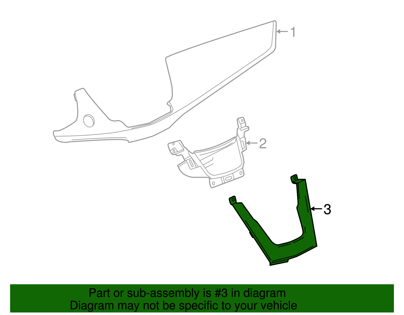 2020-2025 Cadillac Trim Panel 84296868 | Capital Chevy Parts