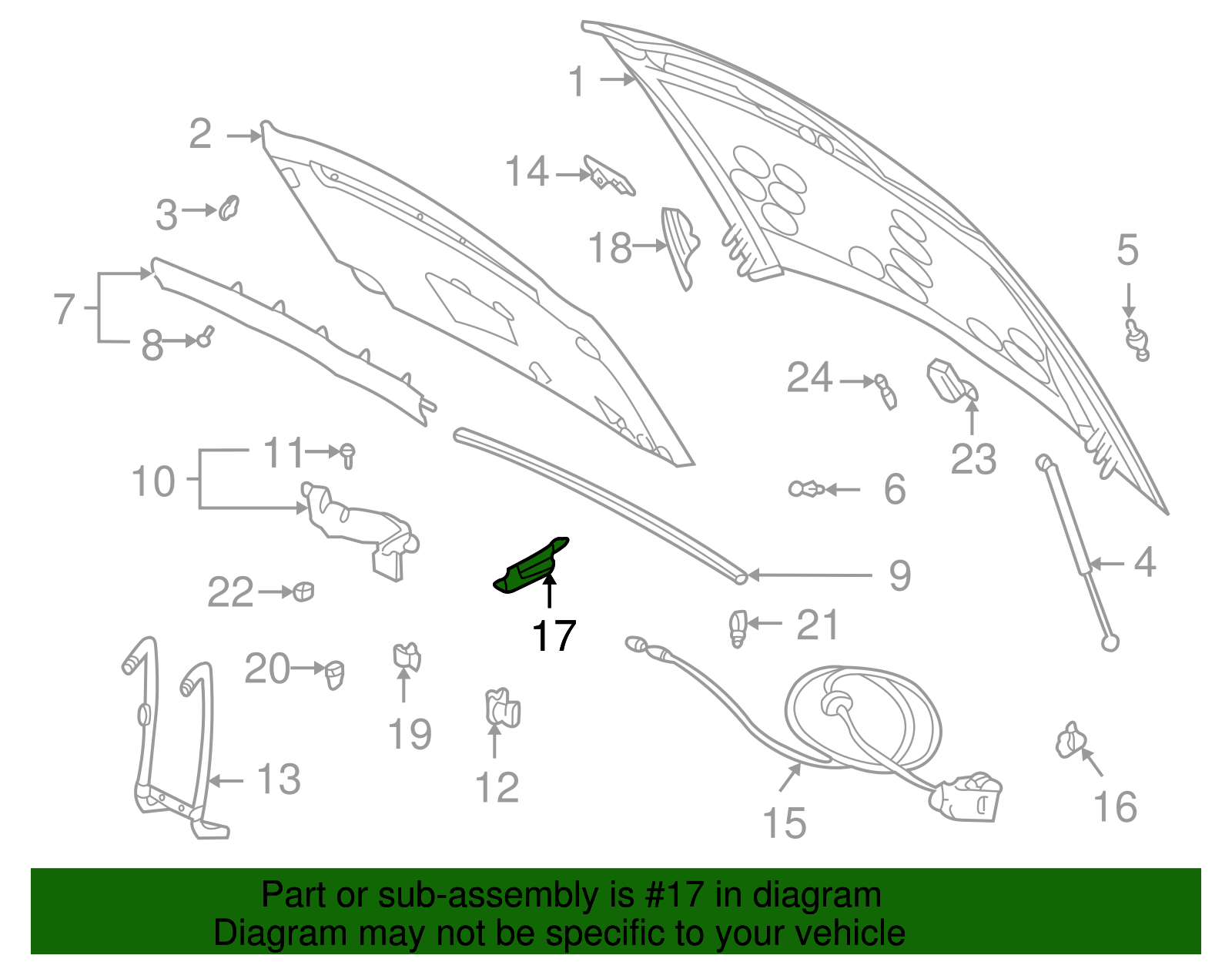 2000-2005 Buick LeSabre Hinge 10355391 | Capital Chevy Parts